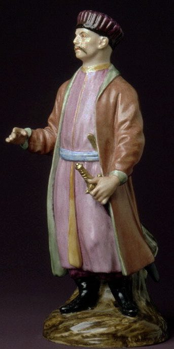 Imperial Russian Porcelain figure of Kabardinian Man by Rachette ...