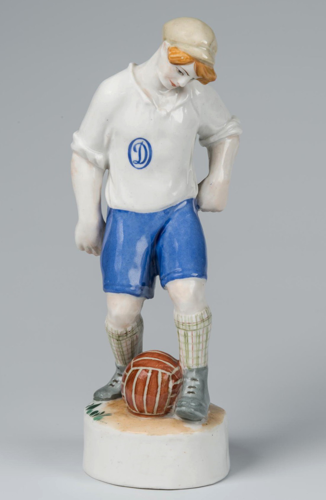 Soviet propaganda porcelain figure of Soccer Player by Danko – AntiqueRef