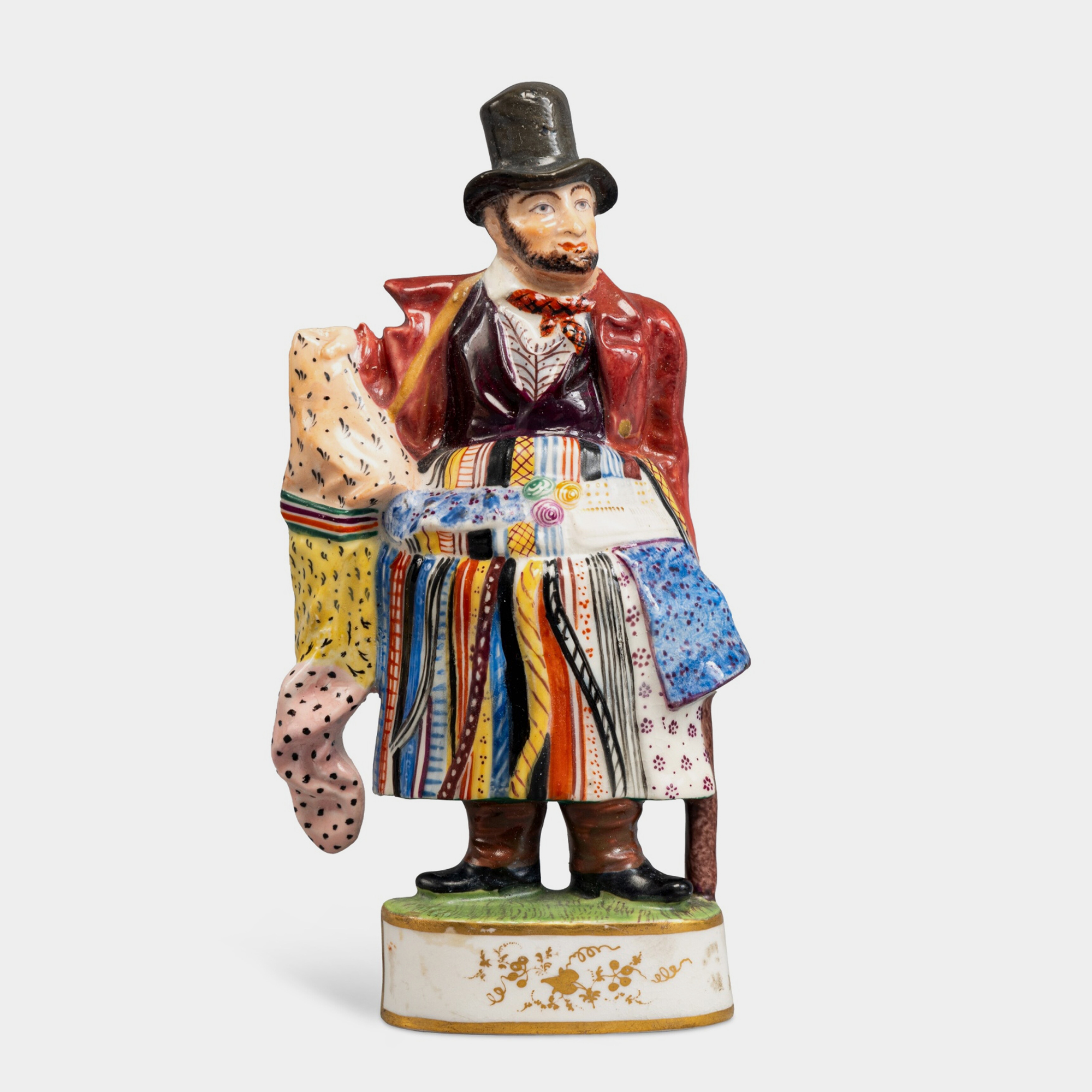 Minton 1 Figure of Dutch Pedlar – AntiqueRef