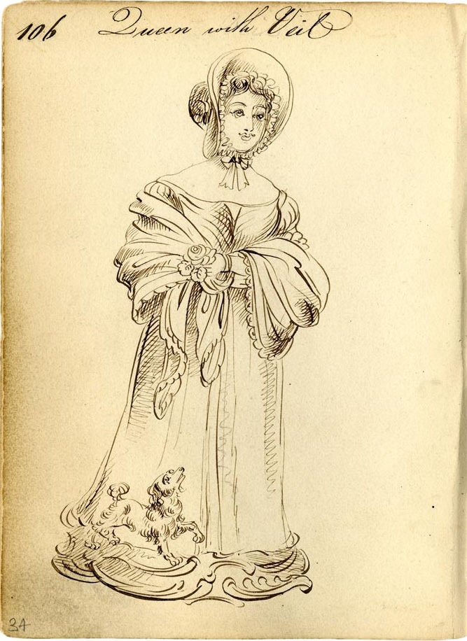 Minton 106 Bisque Figure of Queen Victoria in Veil – AntiqueRef