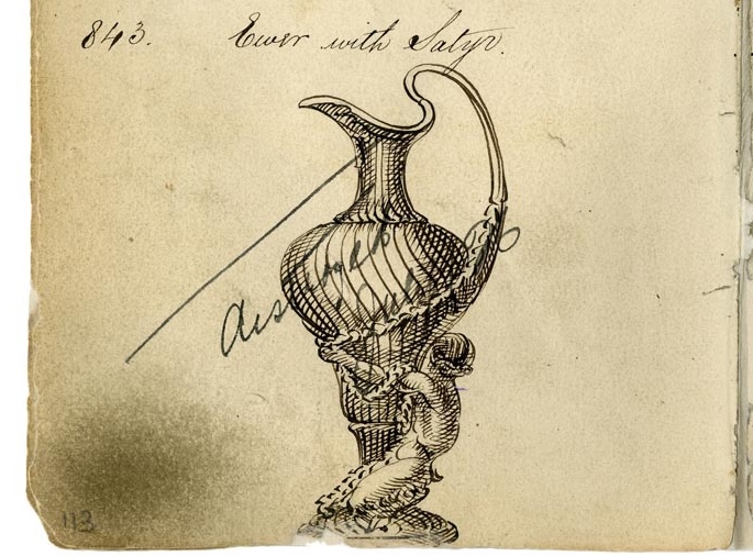 Minton 843 shape drawing – AntiqueRef