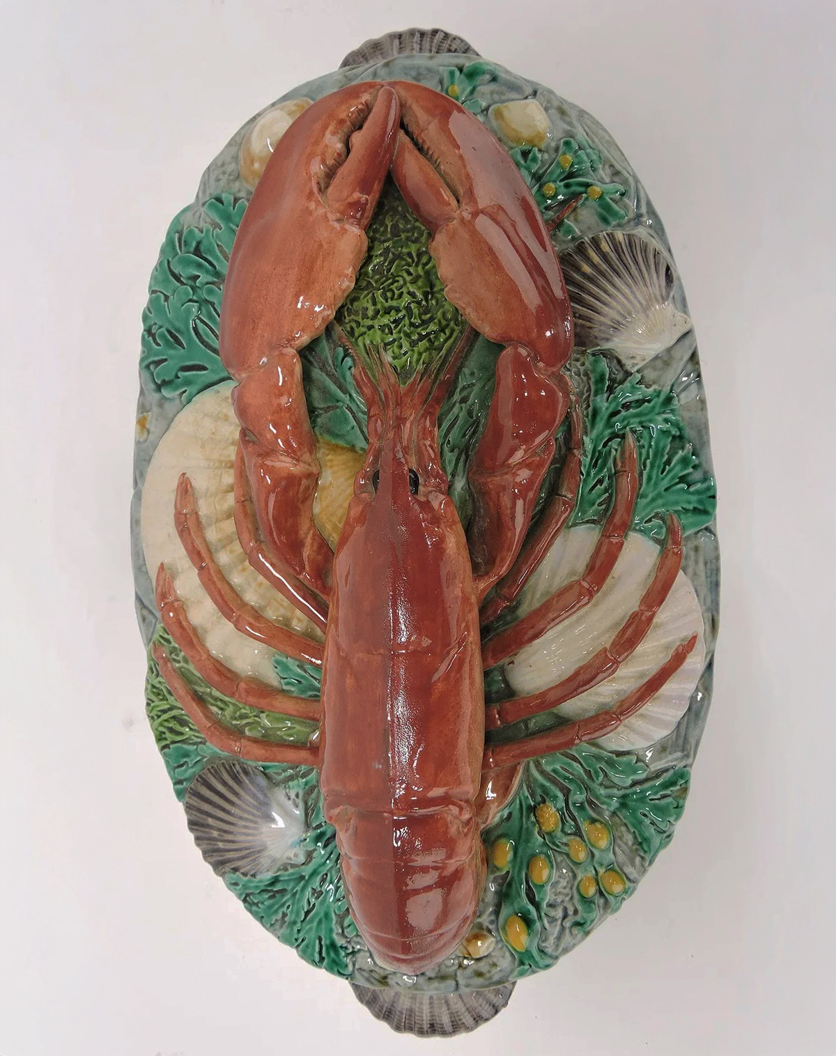Minton 1523 Majolica Lobster Tureen – AntiqueRef