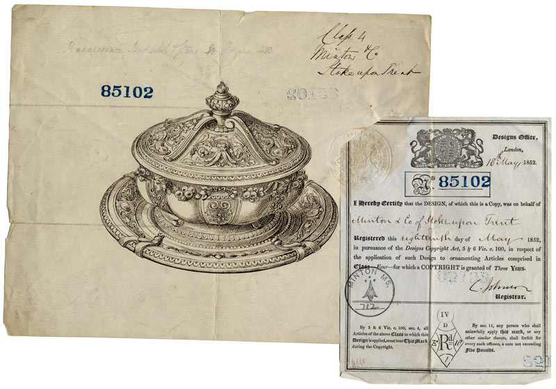 Minton 403 shape – AntiqueRef